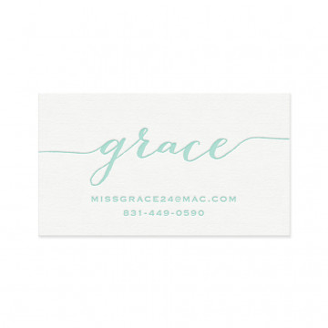 Calligraphy Calling Cards | Letterpress greeting cards, paper goods and ...