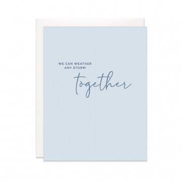 Weather Any Storm Card | Letterpress greeting cards, paper goods and ...