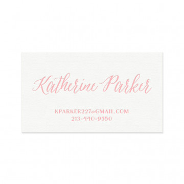 Modern Calligraphy Calling Cards | Letterpress greeting cards, paper ...