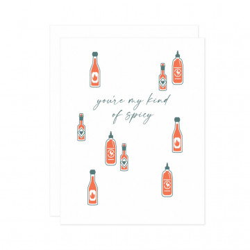 My Kind of Spicy Card | Letterpress greeting cards, paper goods and ...