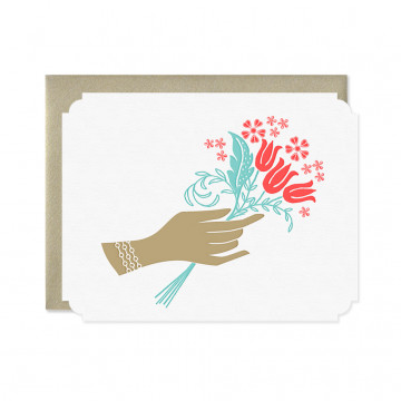 Bouquet Card | Letterpress greeting cards, paper goods and stationery ...